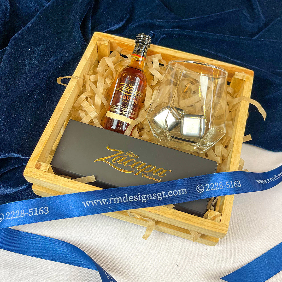 Chocolates Ron Zacapa y vaso – RM DESIGNS